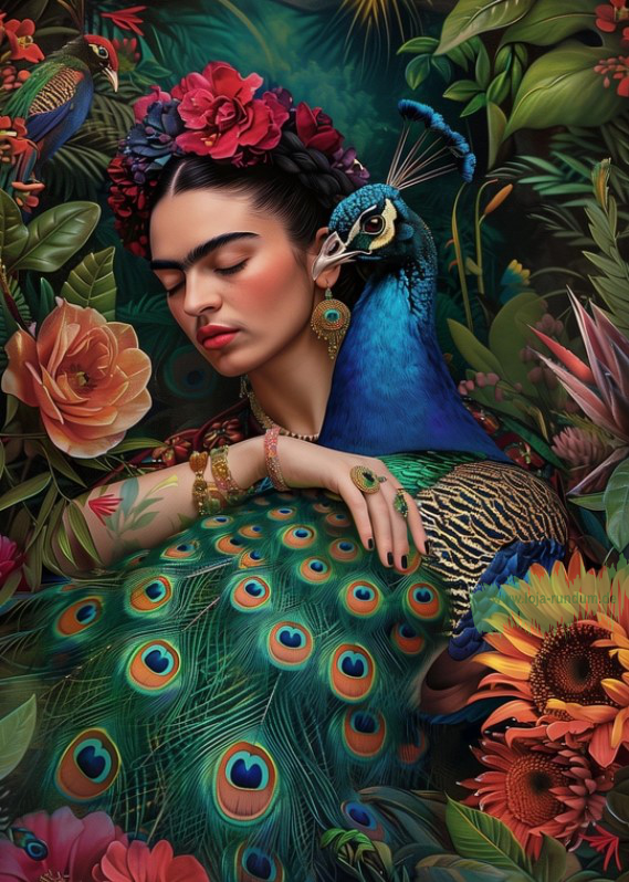 Frida Kahlo: Peacock 1 – Loja – rundum
